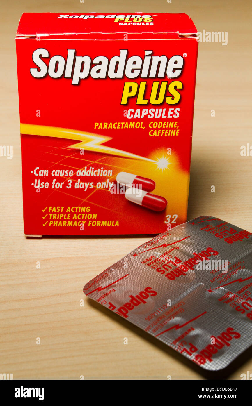 Solpadeine Plus Kapseln, Relief Schmerztabletten mit Paracetamol und ...