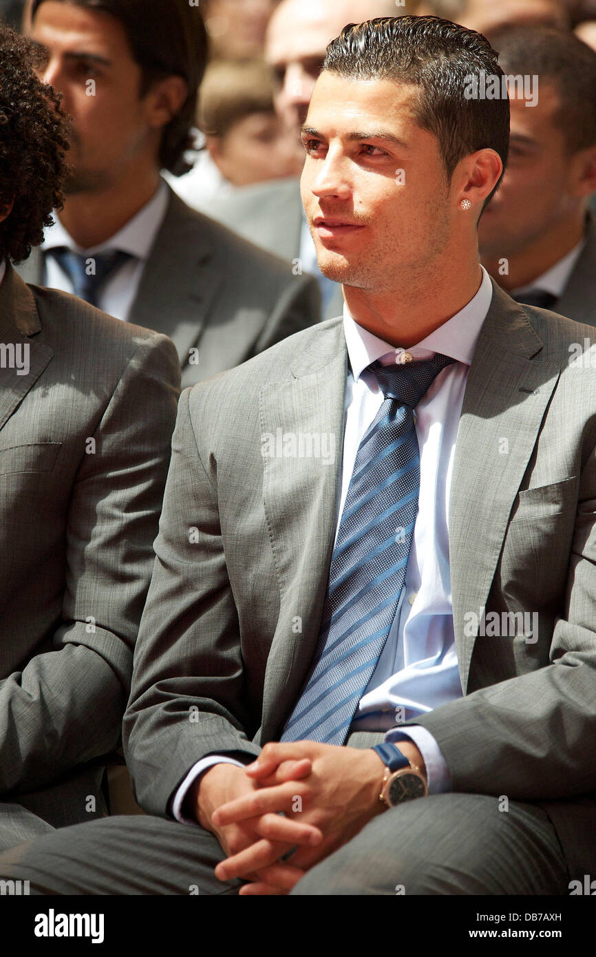 Cristiano Ronaldo Esperanza Aguirre, Gräfin von Murillo, empfängt das ...