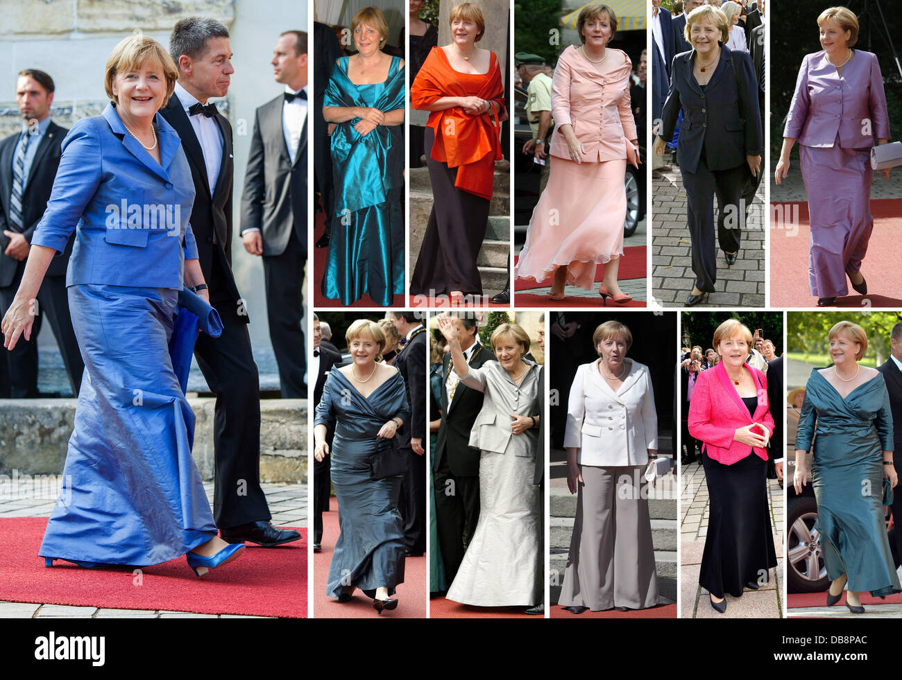(DATEI - COMBO) Ein Verbund aus Archiv-Fotos zeigt Bundeskanzlerin ...
