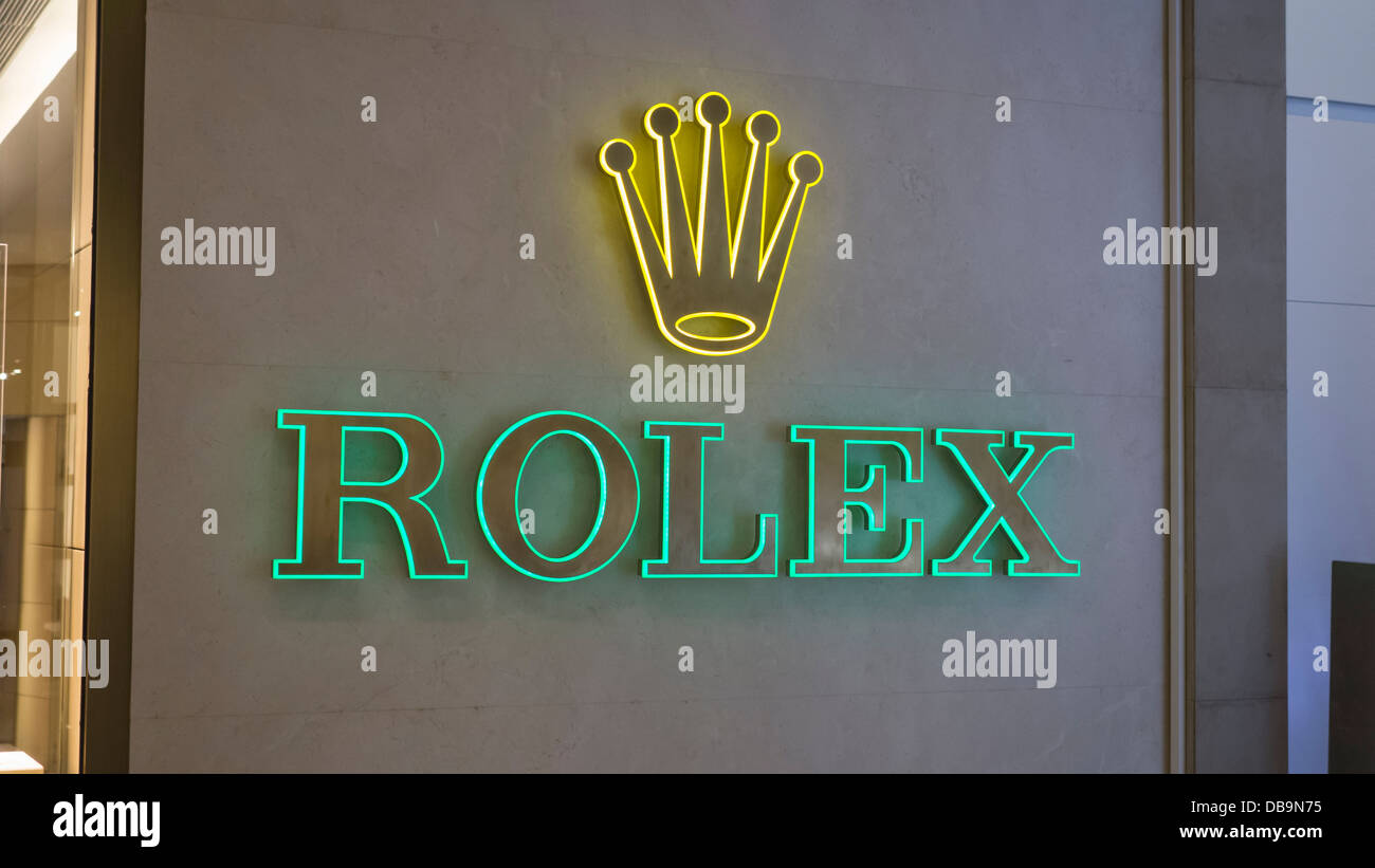 Rolex Logo Stockfotos und -bilder Kaufen - Alamy