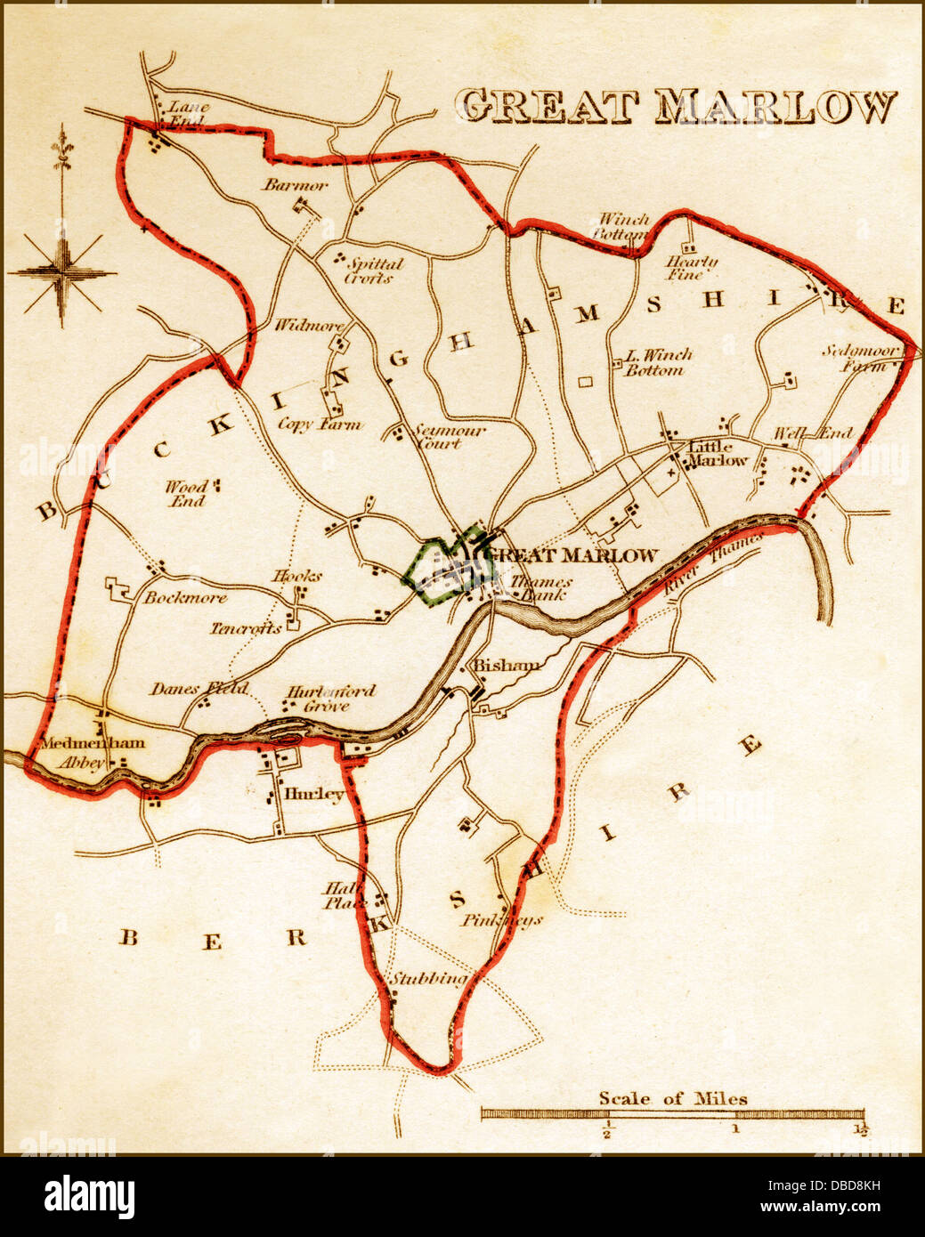 Marlow karte -Fotos und -Bildmaterial in hoher Auflösung – Alamy