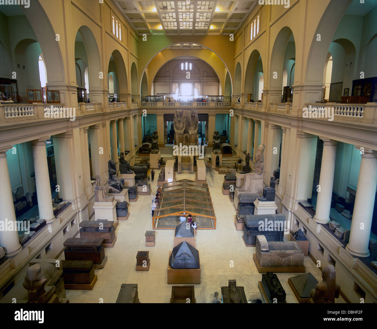 Innere des ägyptischen Museum, Kairo, Ägypten Stockfotografie - Alamy