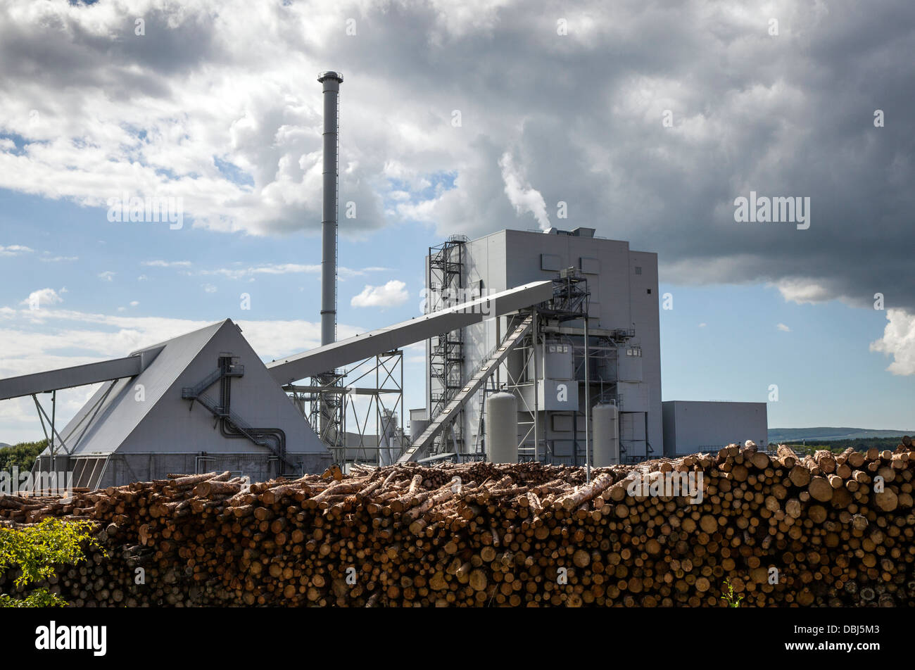Biomass Power Station Stockfotos & Biomass Power Station Bilder - Alamy