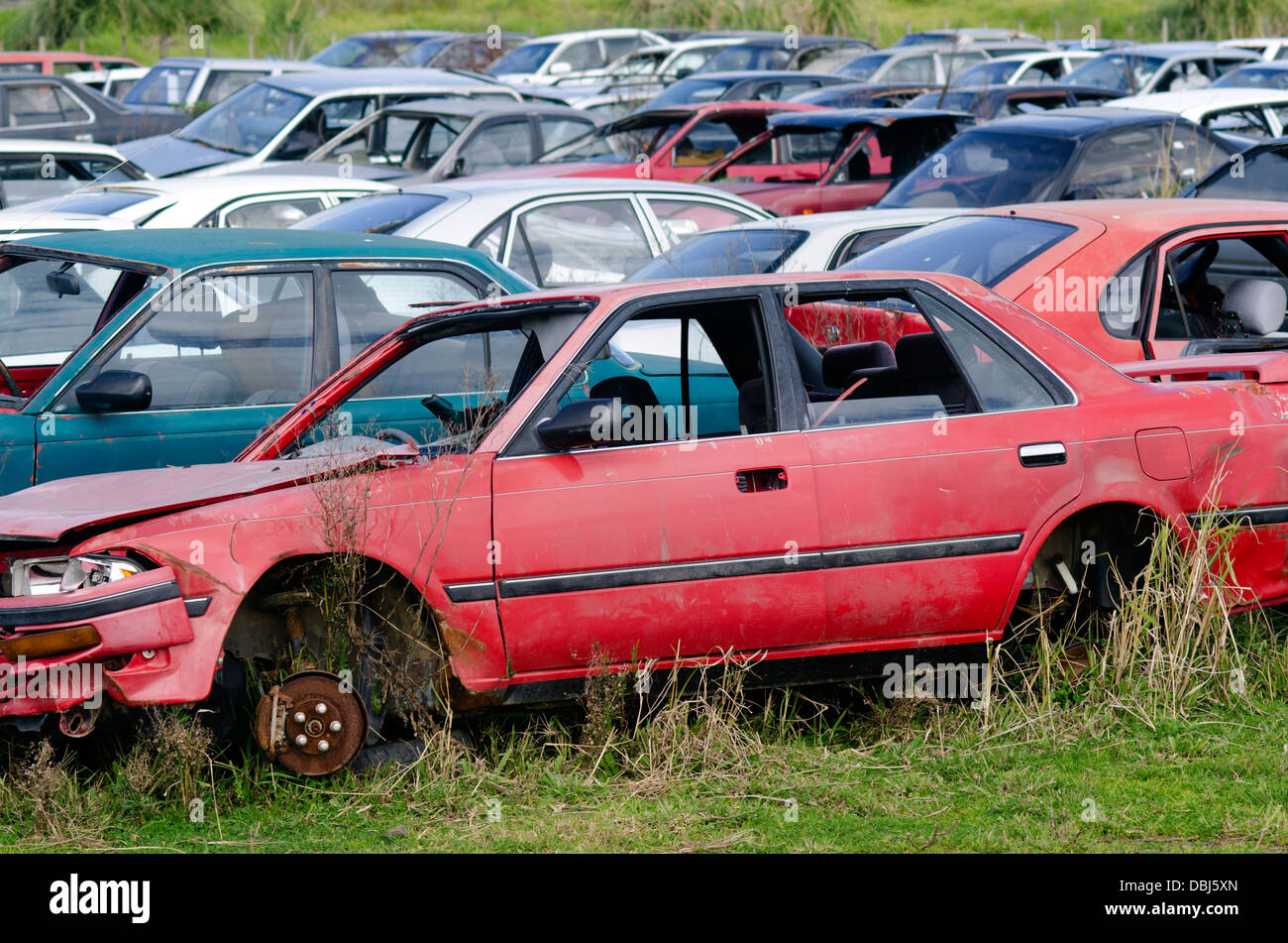 Junkyard Autos Stockfotos und -bilder Kaufen - Alamy