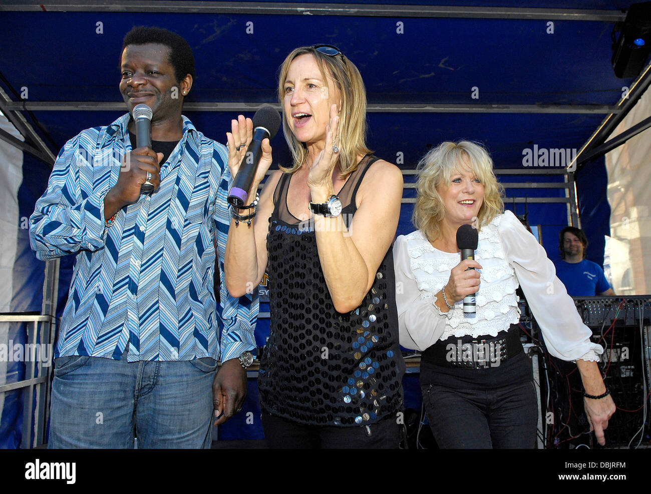 Stephen K Amos, Carol McGiffin und Sherrie Hewson 7. jährlichen Clapham ...