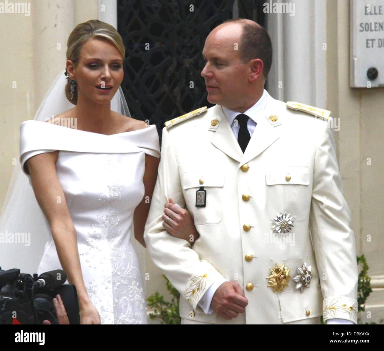 Prinz Albert II von Monaco und Charlene Wittstock Hochzeit von Prinz ...