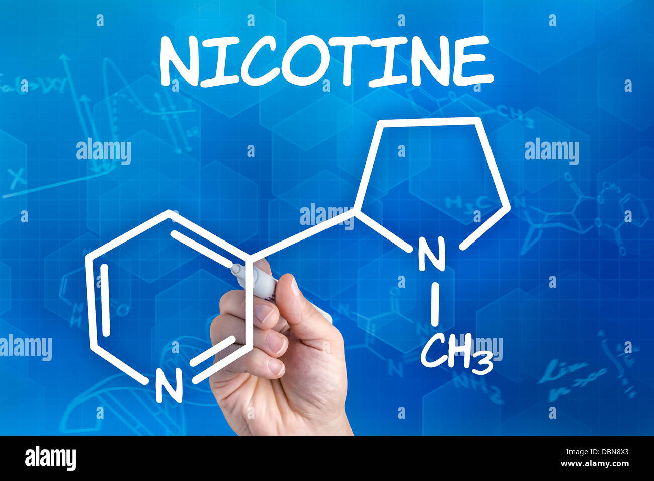 Chemische struktur von nikotin -Fotos und -Bildmaterial in hoher ...