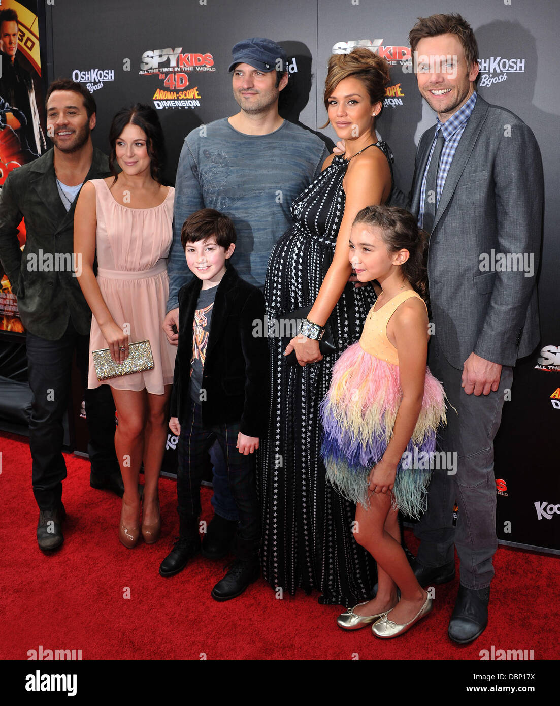 Jeremy Piven, Alexa Vega, Robert Rodriguez, Jessica Alba und Joel ...
