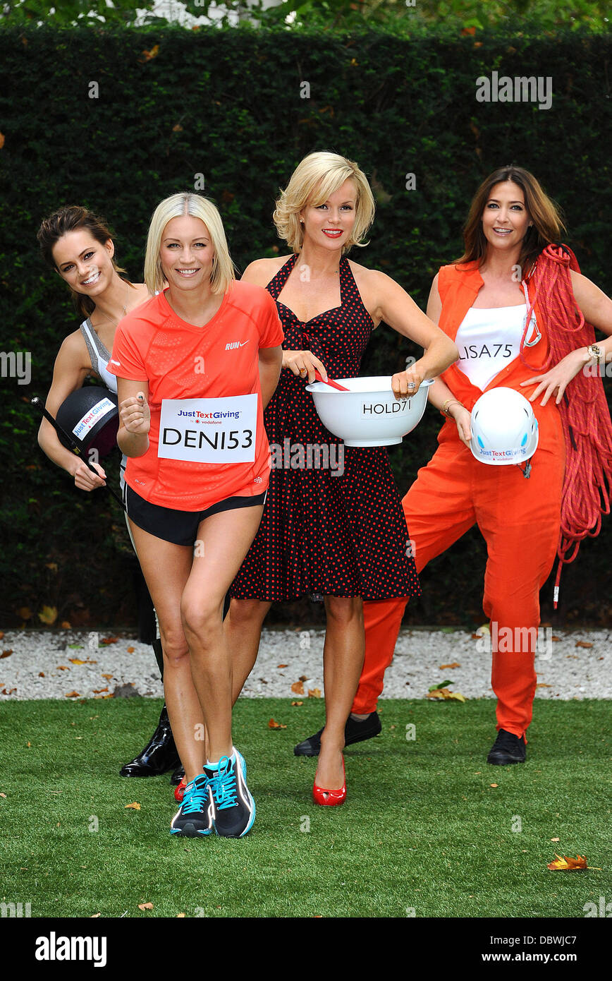 Kara Tointon, Denise van Outen, Amanda Holden und Lisa Snowdon Promis ...
