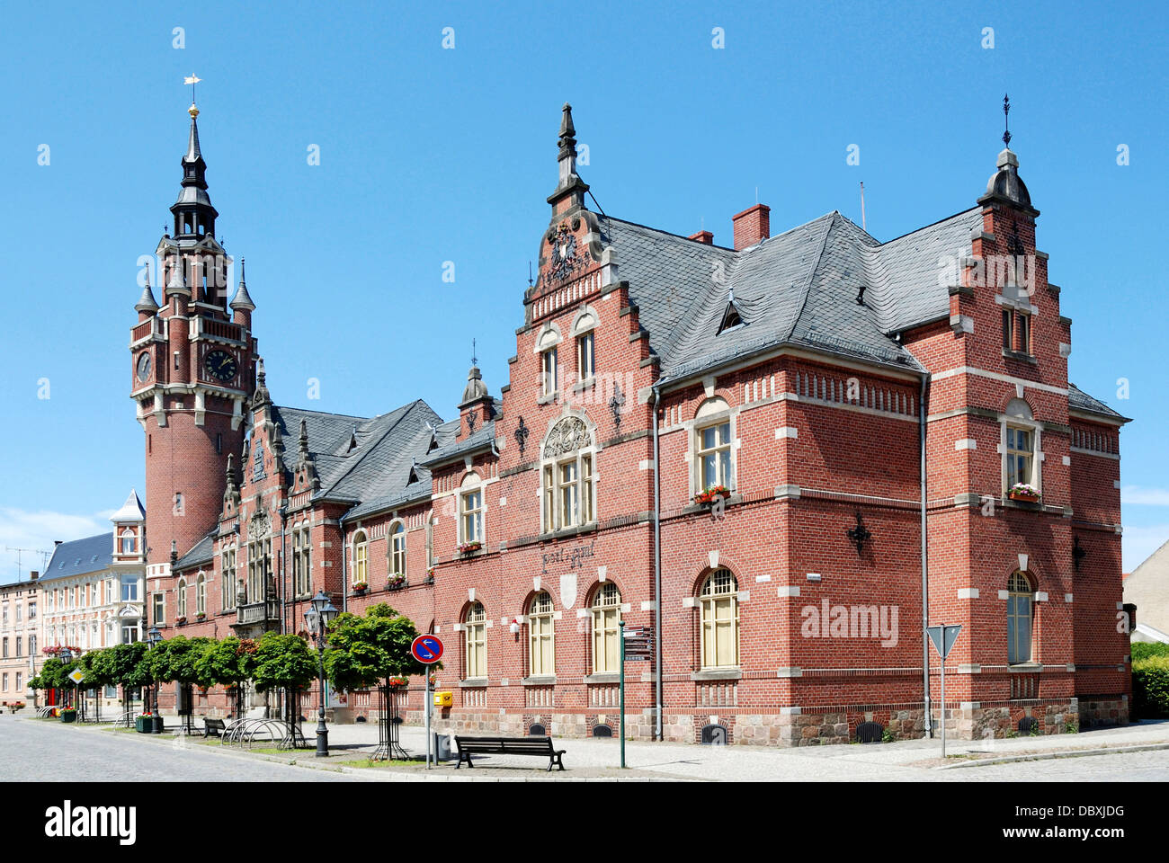 Rathaus der Stadt Dahme/Mark in Brandenburg Stockfotografie - Alamy