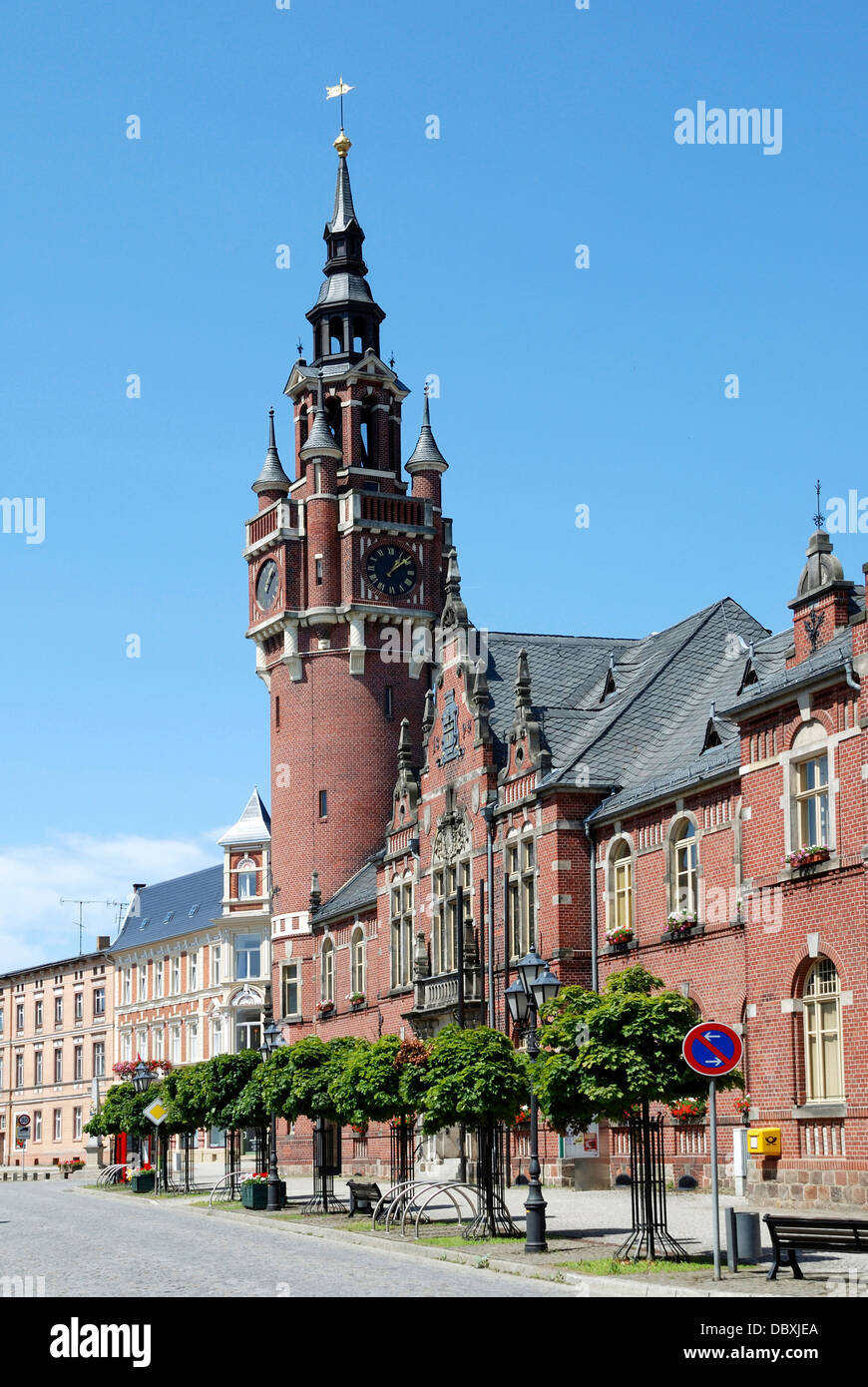Rathaus der Stadt Dahme/Mark in Brandenburg Stockfotografie - Alamy