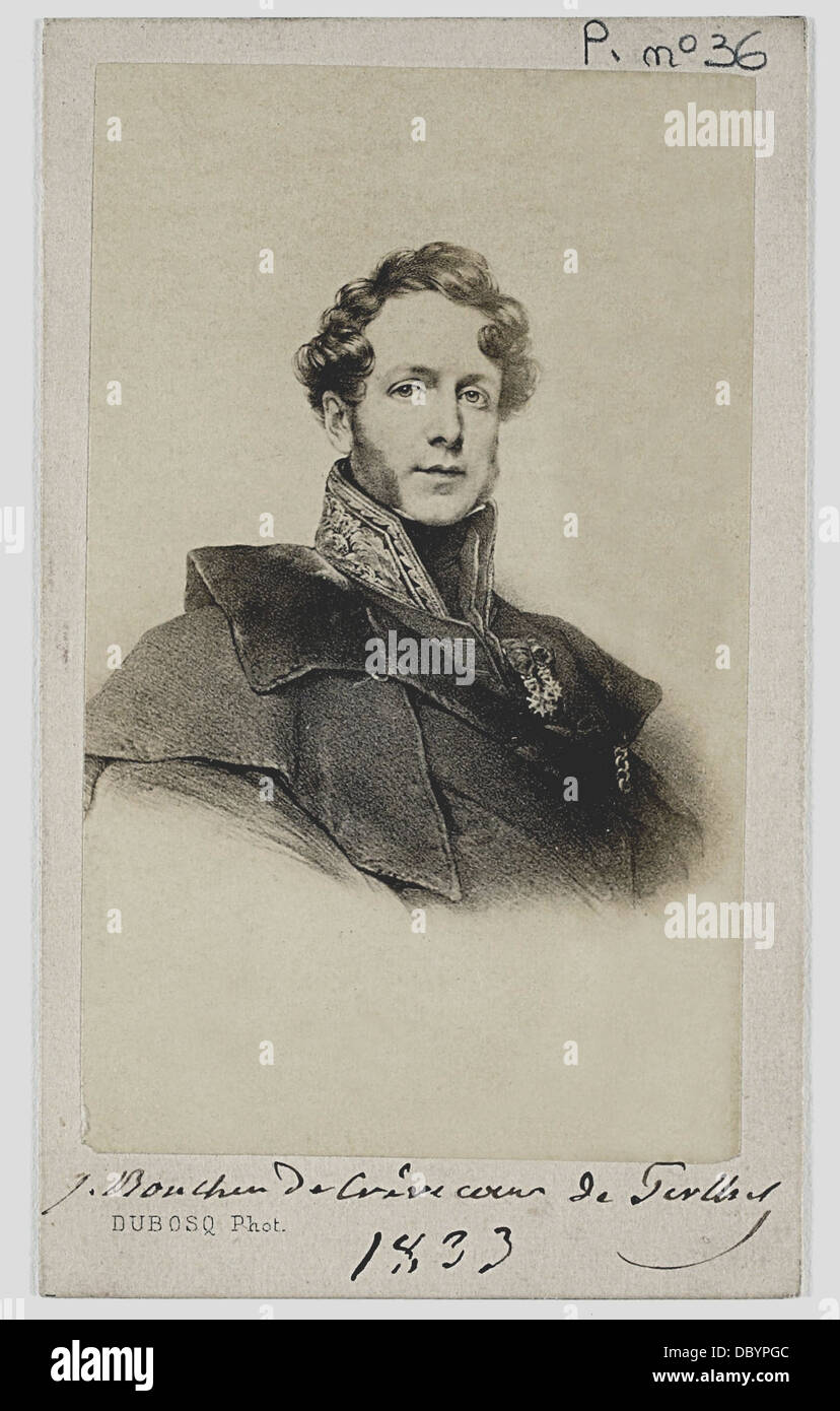 Jacques boucher de perthes -Fotos und -Bildmaterial in hoher Auflösung ...