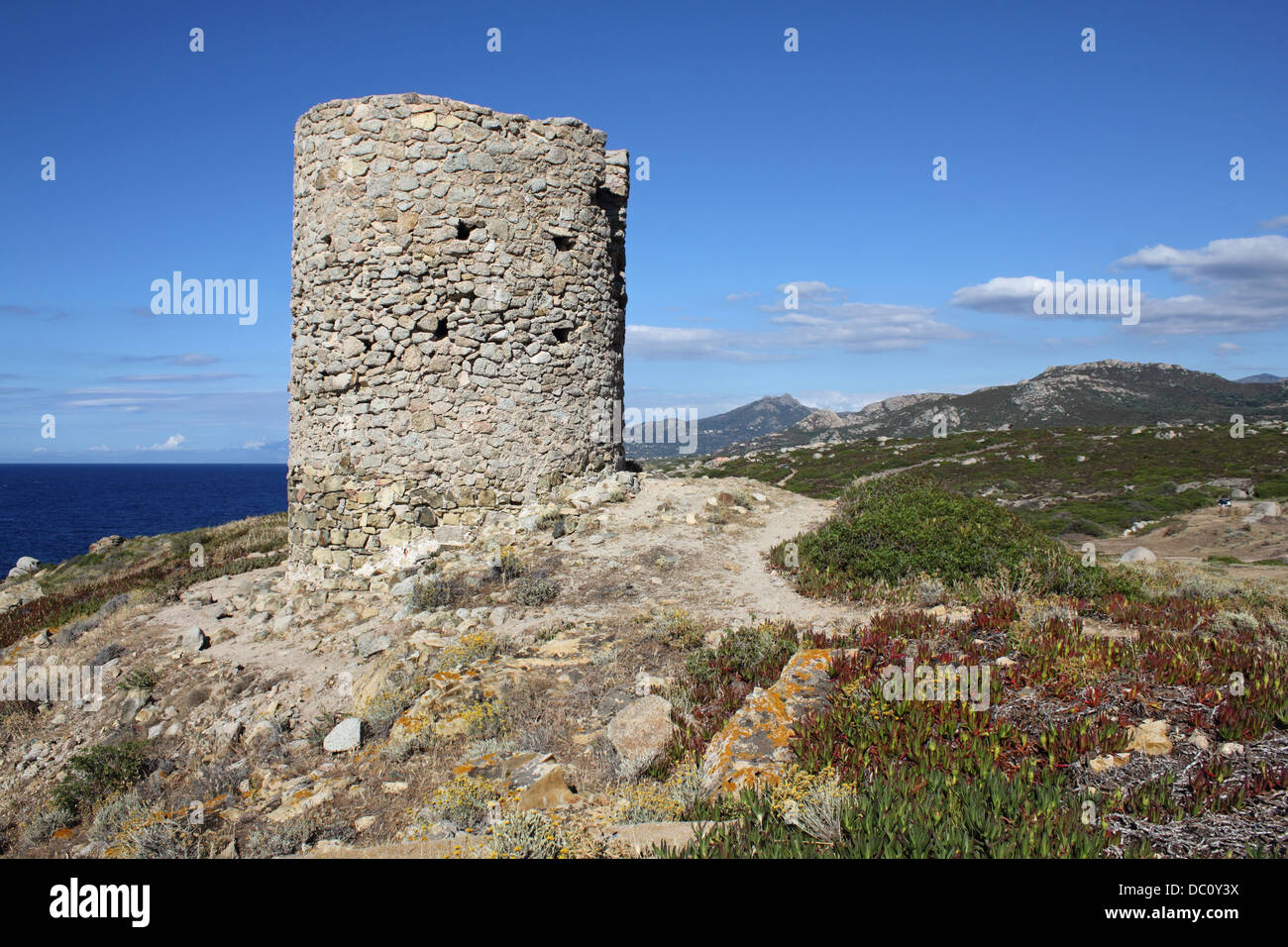 Punta di Spanu ist ein Naturschutzgebiet Küste in der Gemeinde von ...