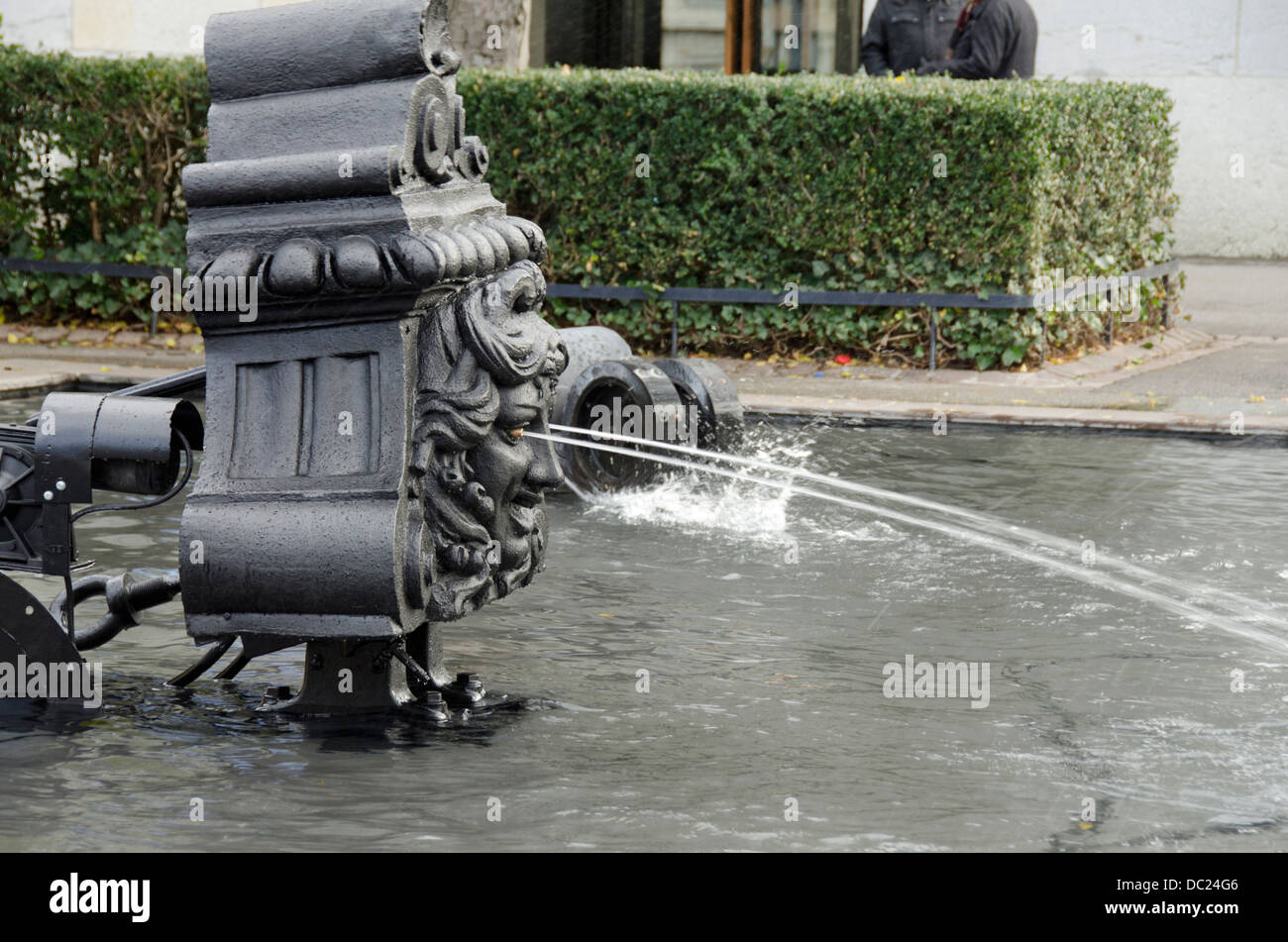 Schweiz, Basel. Tinguely Brunnen, von dem Künstler Jean Tinguely ...