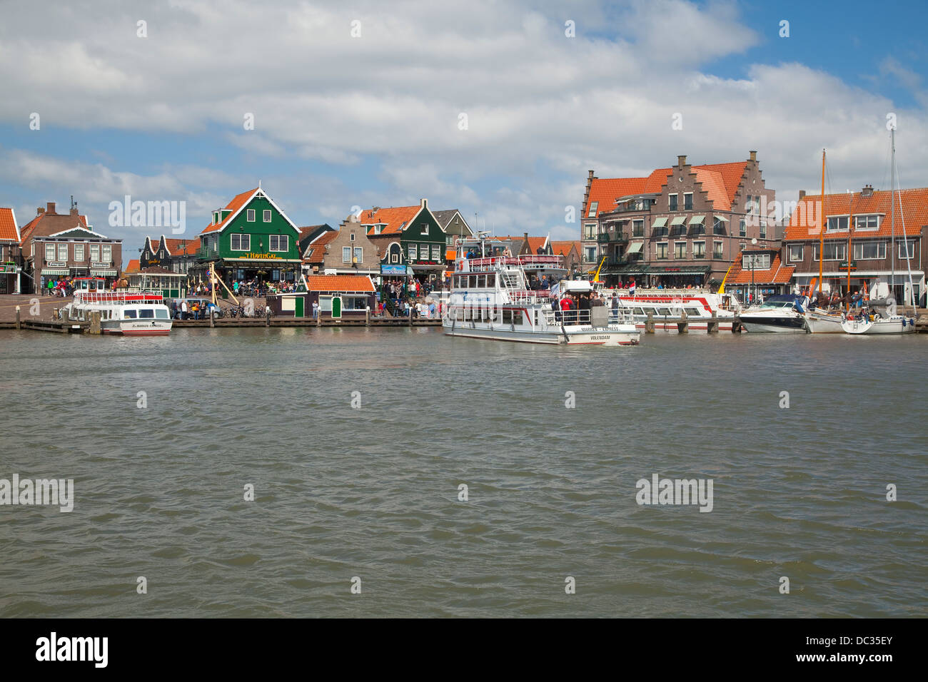 Europa, Niederlande, Nord Holland, Edam-Volendam, Volendam, Hafen ...