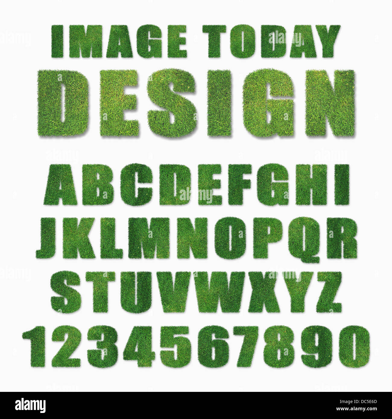 Illustration des Alphabets Design Schriftarten Stockfotografie - Alamy