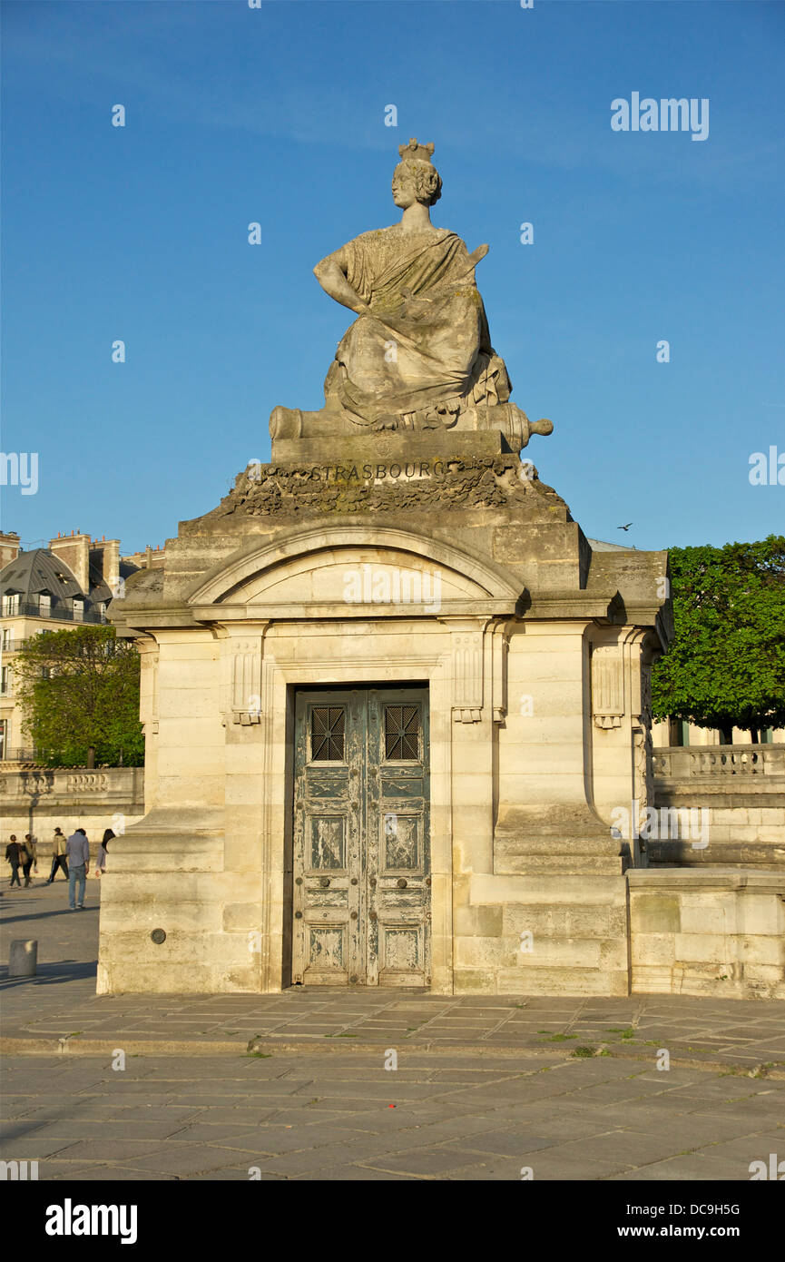 Die Statue von Straßburg, Place De La Concorde in Paris, von James ...