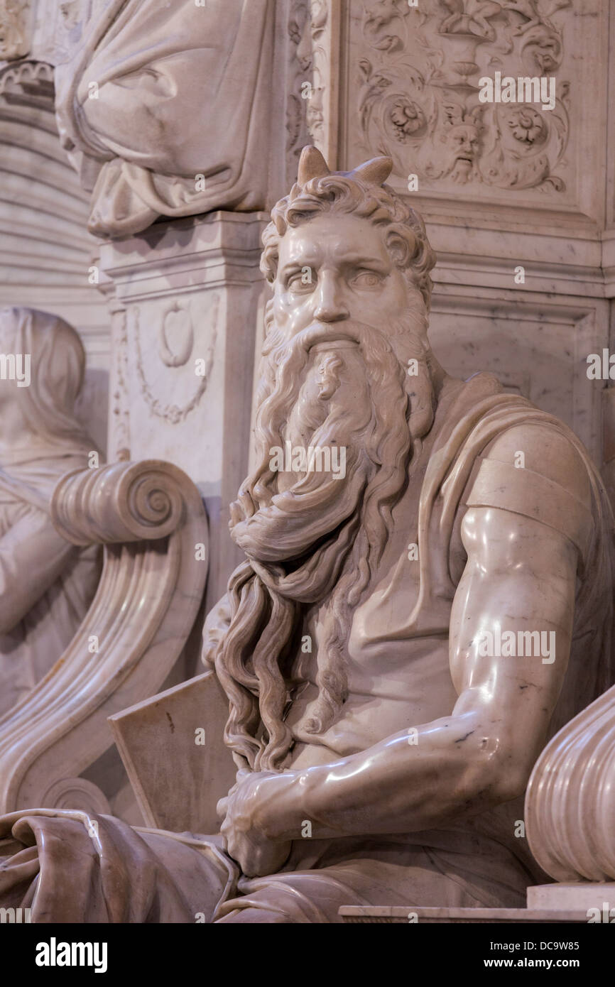 Moses michelangelo marble sculpture michelangelo -Fotos und ...