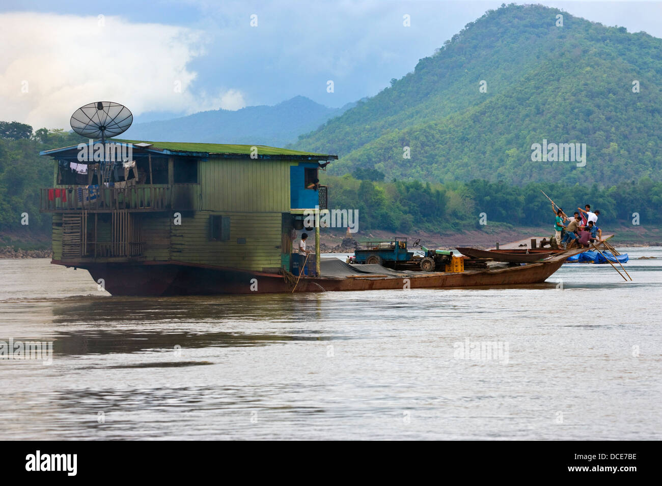 Hausboot Im Mekong Delta Stockfotos und -bilder Kaufen - Alamy
