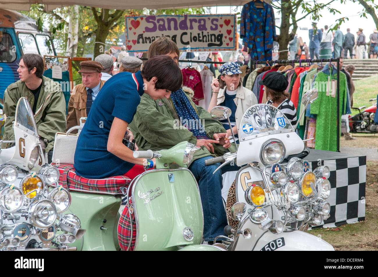 Mods Mopeds Stockfotos und -bilder Kaufen - Alamy