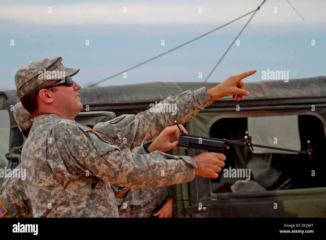 US Army Staff Sgt. James Nirenberg, ein Rabe master Instructor aus ...