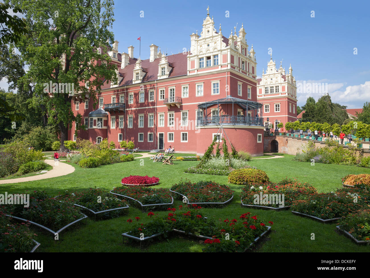 Neuen Schloss, Bad Muskau, Muskauer Park, Fuerst Pueckler Park ...