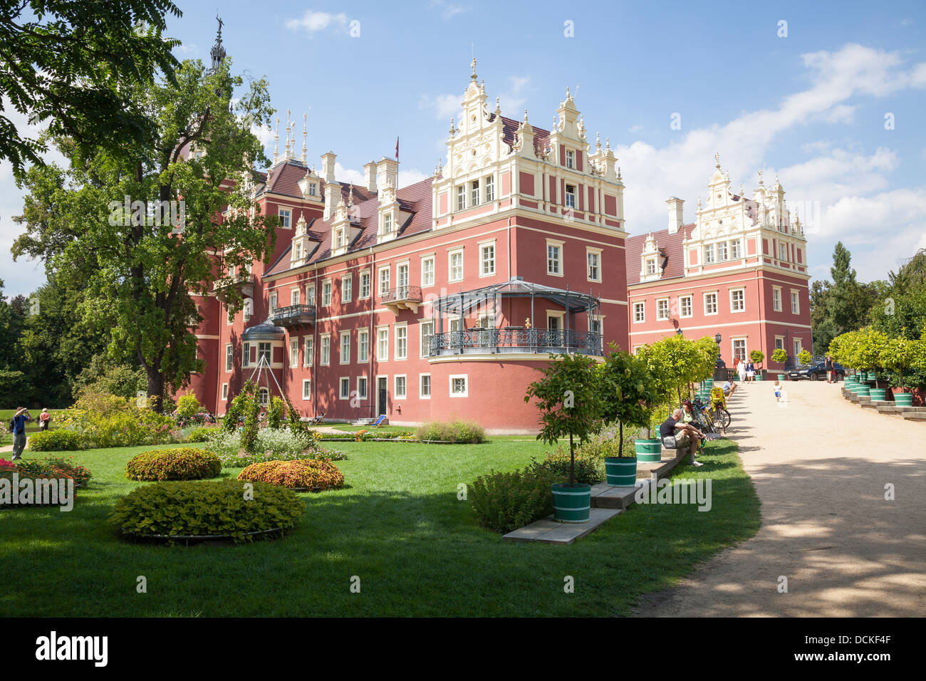 Neuen Schloss, Bad Muskau, Muskauer Park, Fuerst Pueckler Park ...
