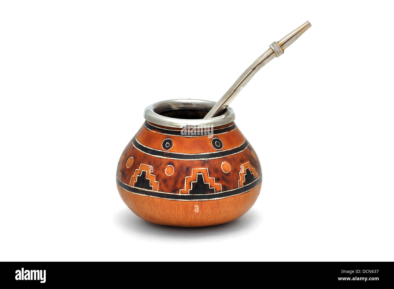 Yerba mate gourd Ausgeschnittene Stockfotos und -bilder - Alamy