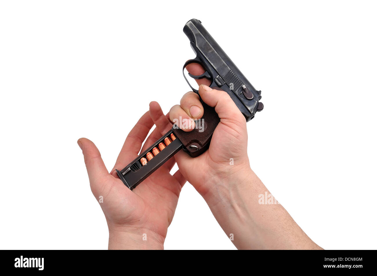 Gun pistol bullets cartridges -Fotos und -Bildmaterial in hoher Auflösung – Alamy