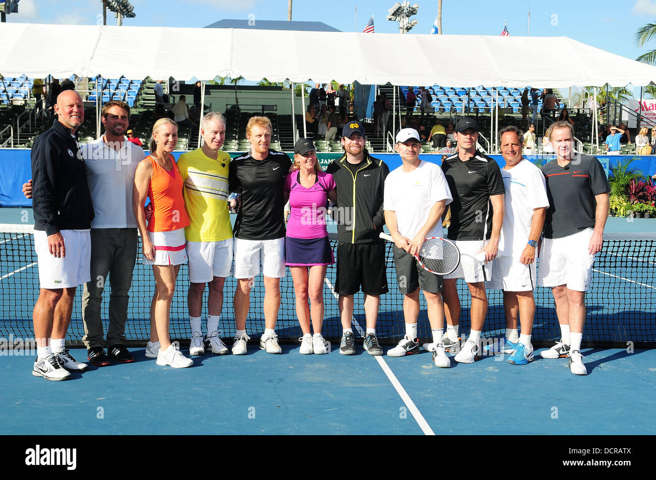 (L-R) Murphy Jensen, Jan Michael Gambill, Rennae Stubbs, John McEnroe ...