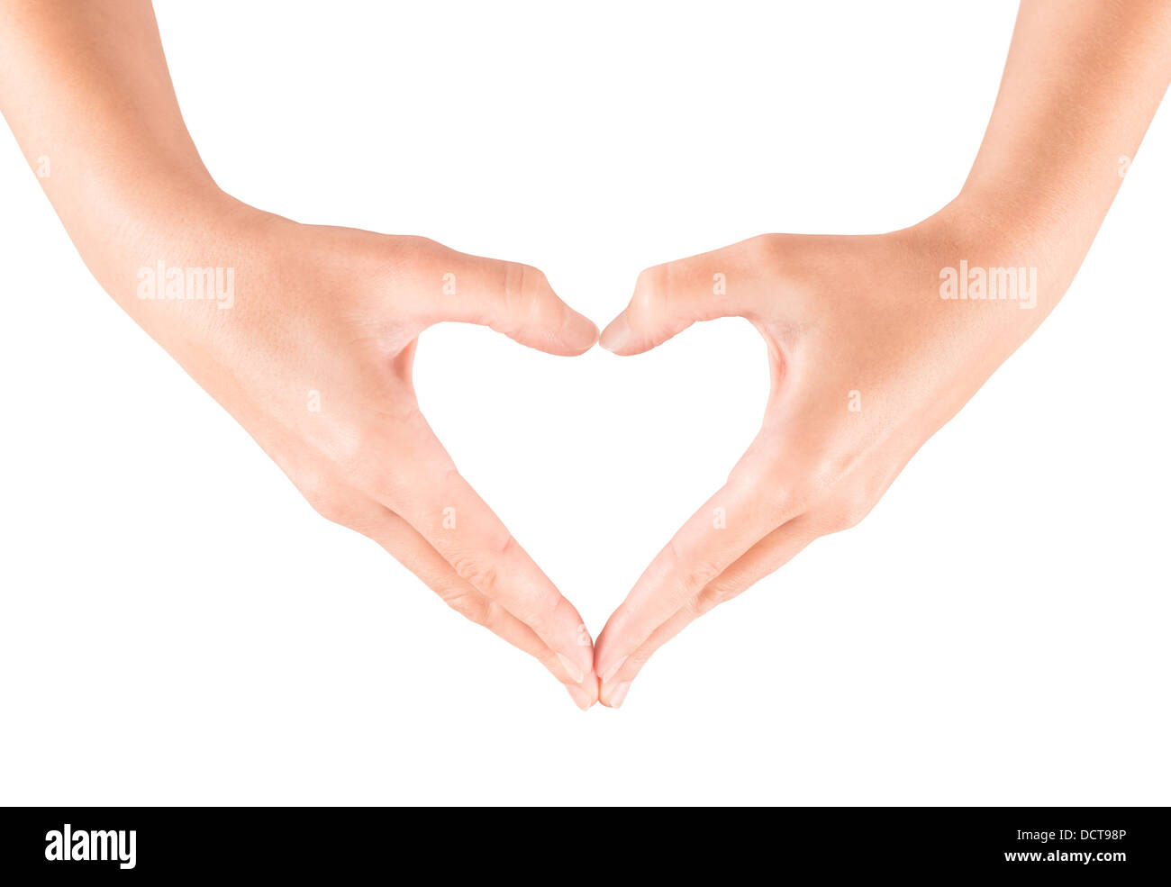 Herzform hand -Fotos und -Bildmaterial in hoher Auflösung – Alamy