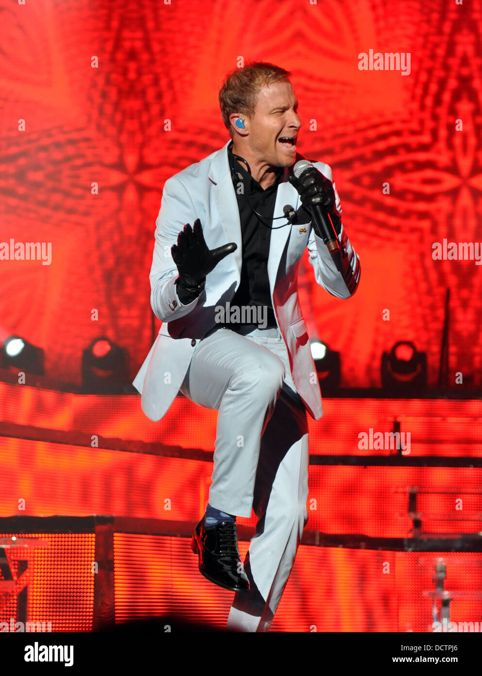 Raleigh, North Carolina, USA. 20. August 2013. NICK CARTER, BRIAN ...