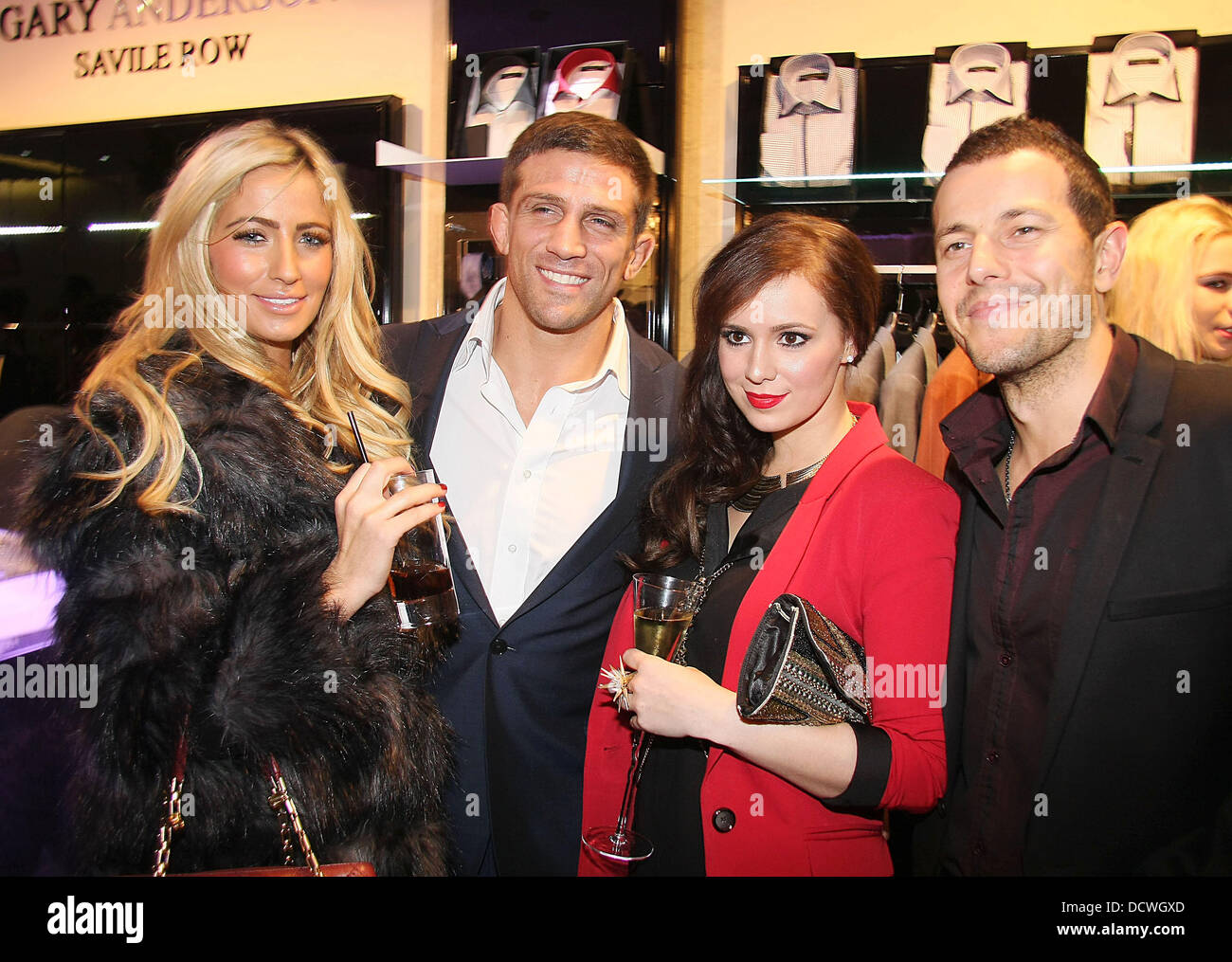 Alex Reid, Chantelle Houghton, Kerry-Lucy Taylor und Lee Evans ...