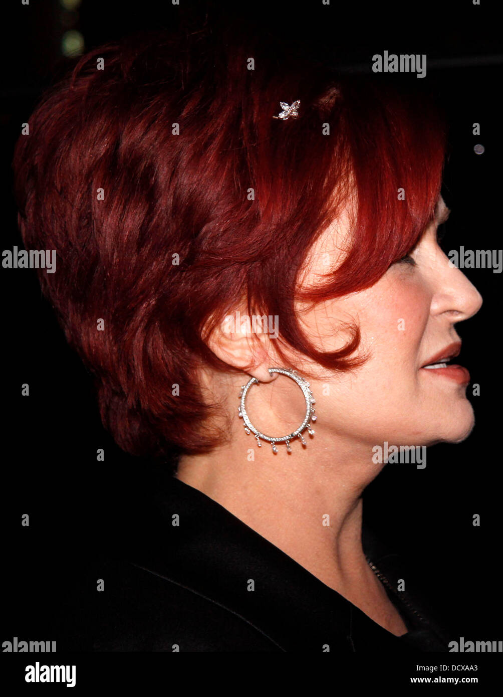 CBS The sprechen Co-Moderatorin Sharon Osbourne eine Aufführung von ...