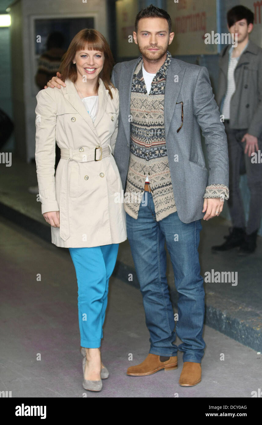 Kelly Adams und Matt Di Angelo im ITV Studios London, England - 04.01. ...