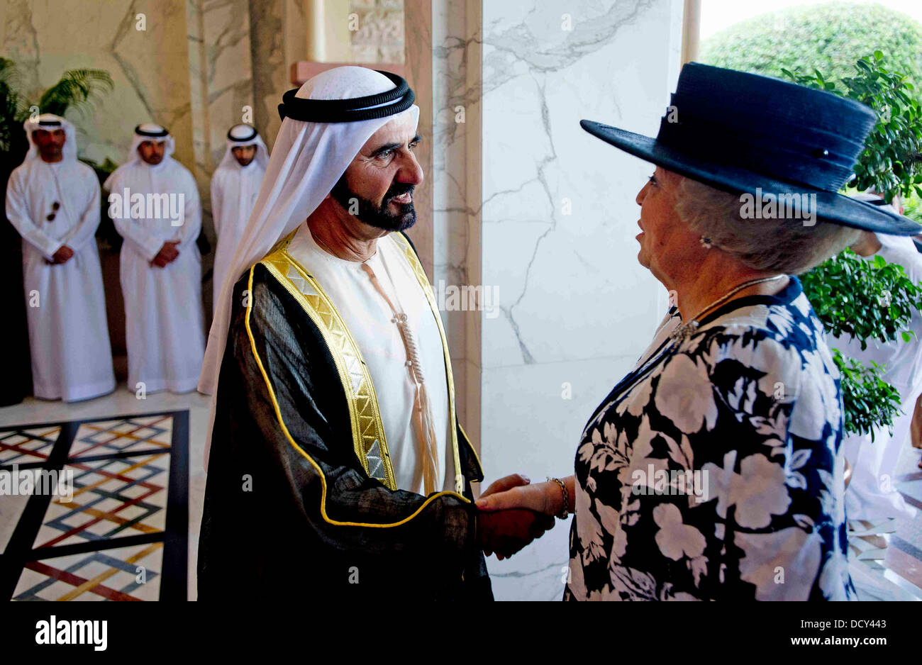 Königin Beatrix, Scheich Mohammed bin Rashid al-Maktoum Königin Beatrix ...