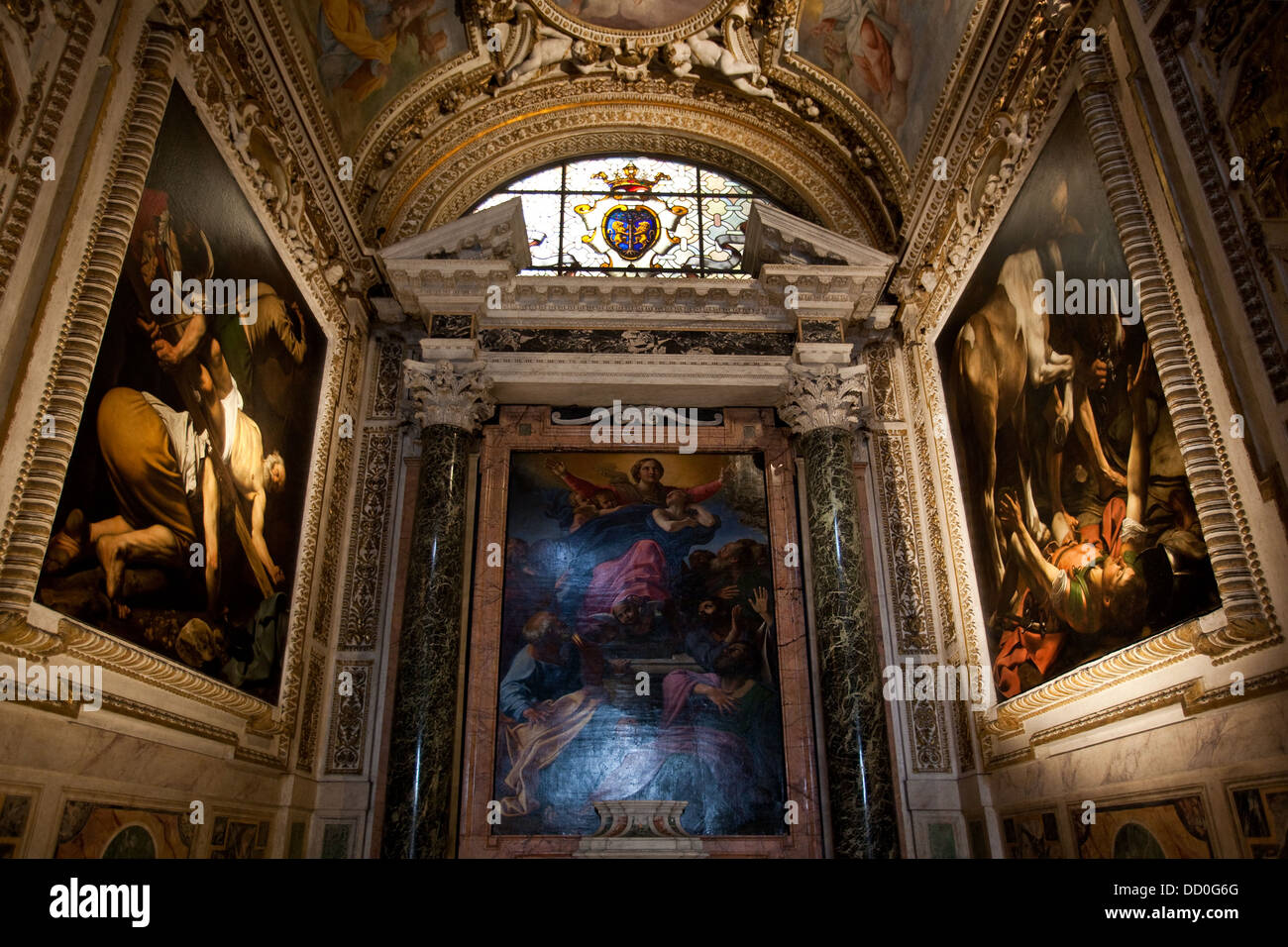 Kirche Santa Maria del Popolo, Caravaggio Bekehrung des Apostels Paulus ...