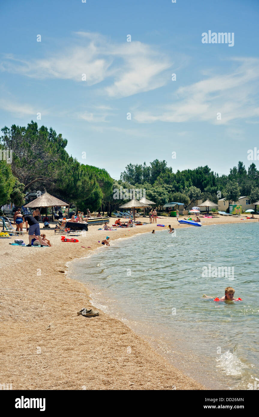 Camping Village Simuni Strand, Insel Pag, Kroatien, Europa ...