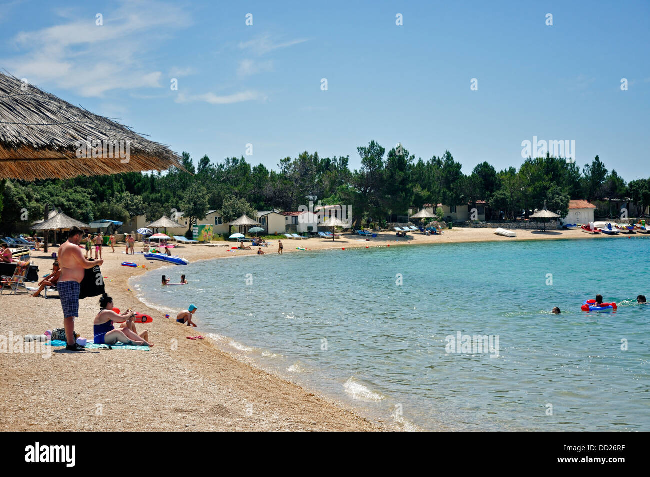 Camping Village Simuni Strand, Insel Pag, Kroatien, Europa ...