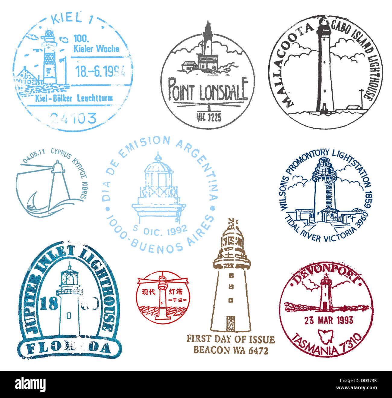 Stempel des poststempels -Fotos und -Bildmaterial in hoher Auflösung ...