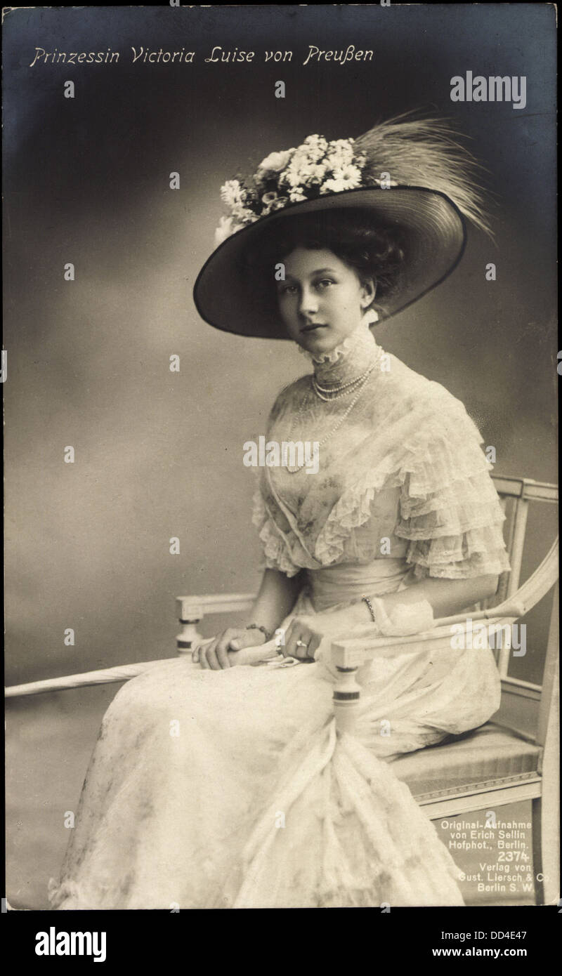 Prinzessin Victoria Luise Von Preußen Stockfotos und -bilder Kaufen - Alamy