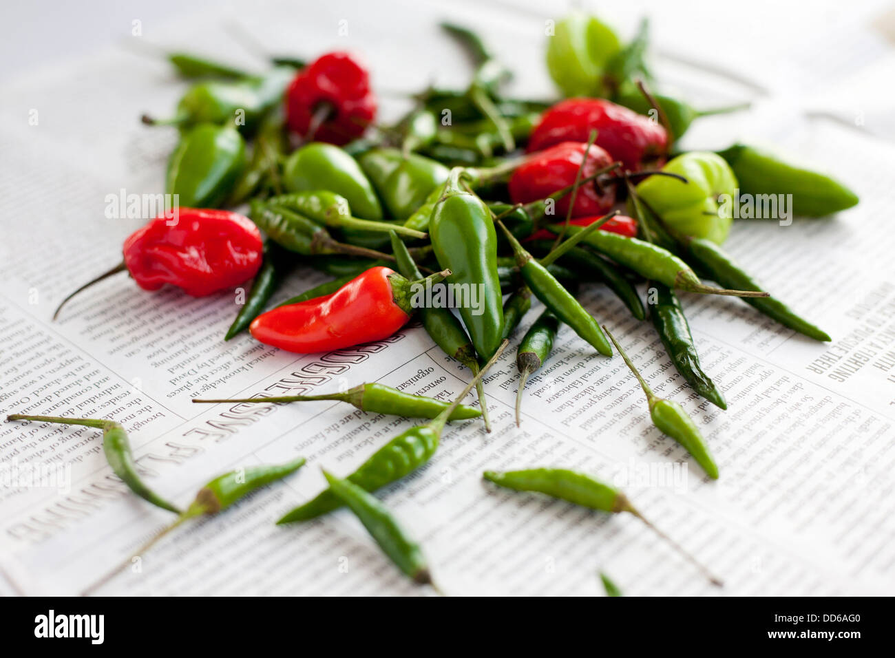 Rote Peperoni Stockfotos und -bilder Kaufen - Alamy
