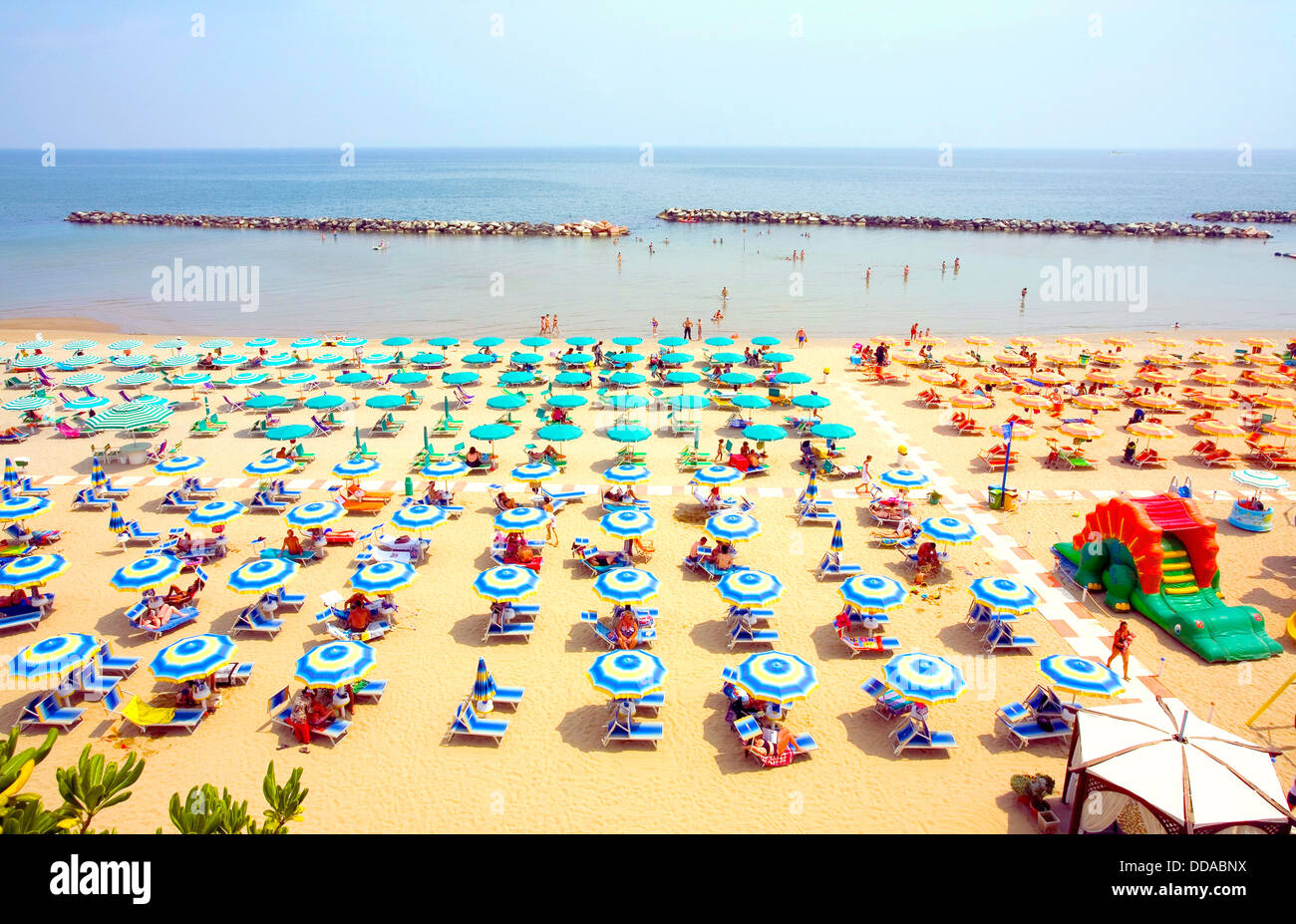 Rimini beach italy -Fotos und -Bildmaterial in hoher Auflösung – Alamy