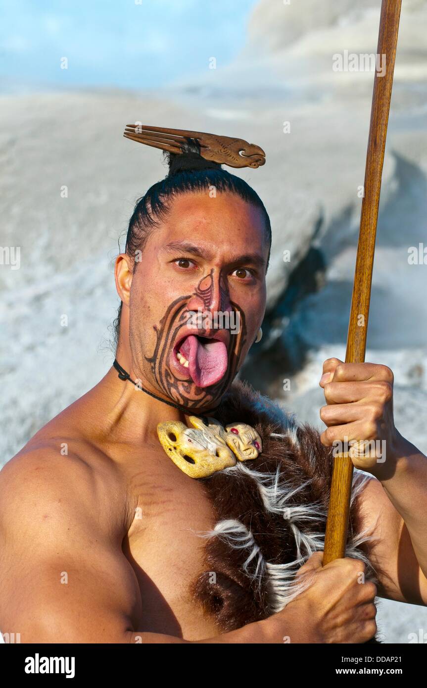 Moko Tattoo Stockfotos und -bilder Kaufen - Alamy