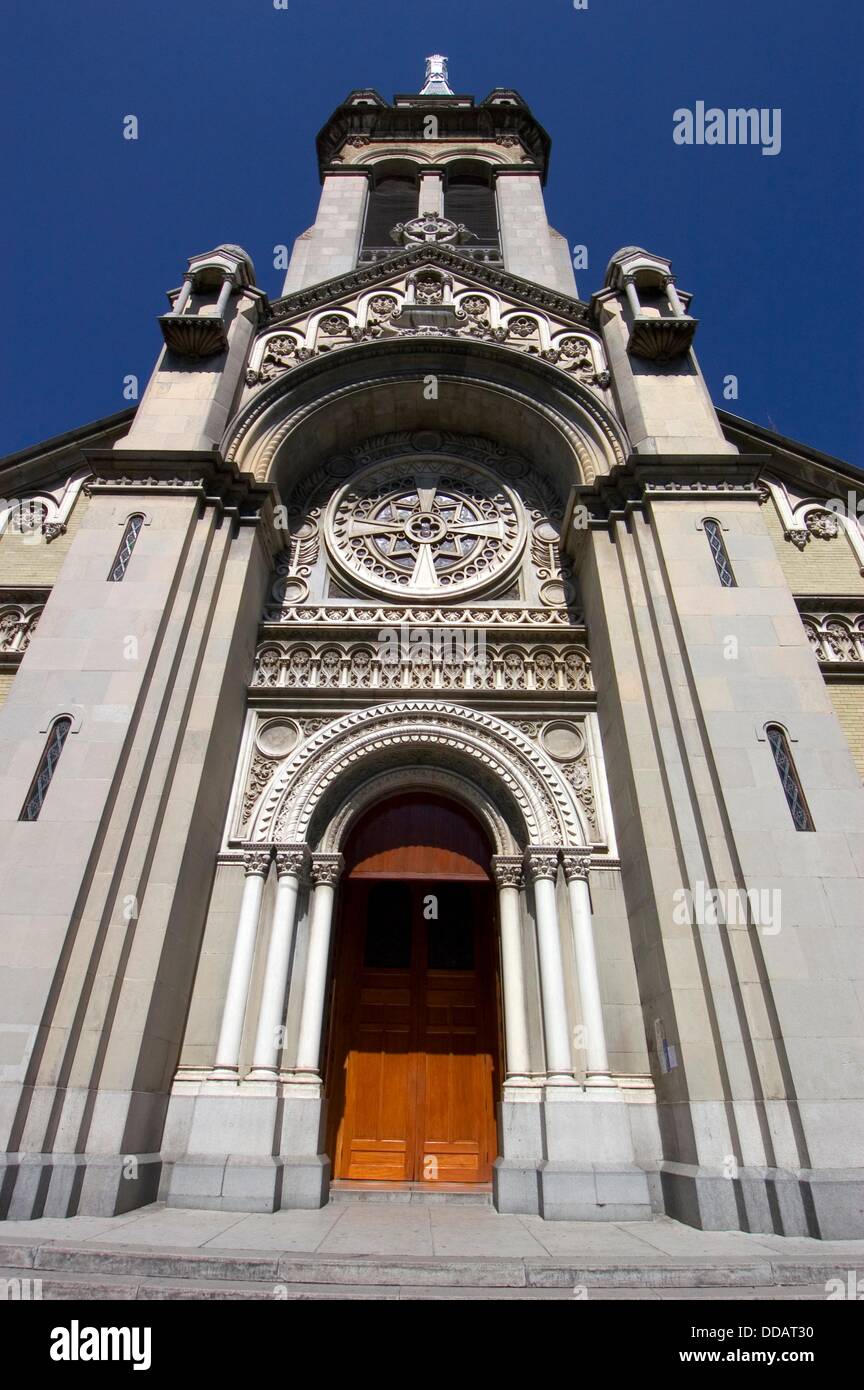 Iglesia La Sagrada Familia Col Roma Ciudad de Mexico Stockfotografie ...