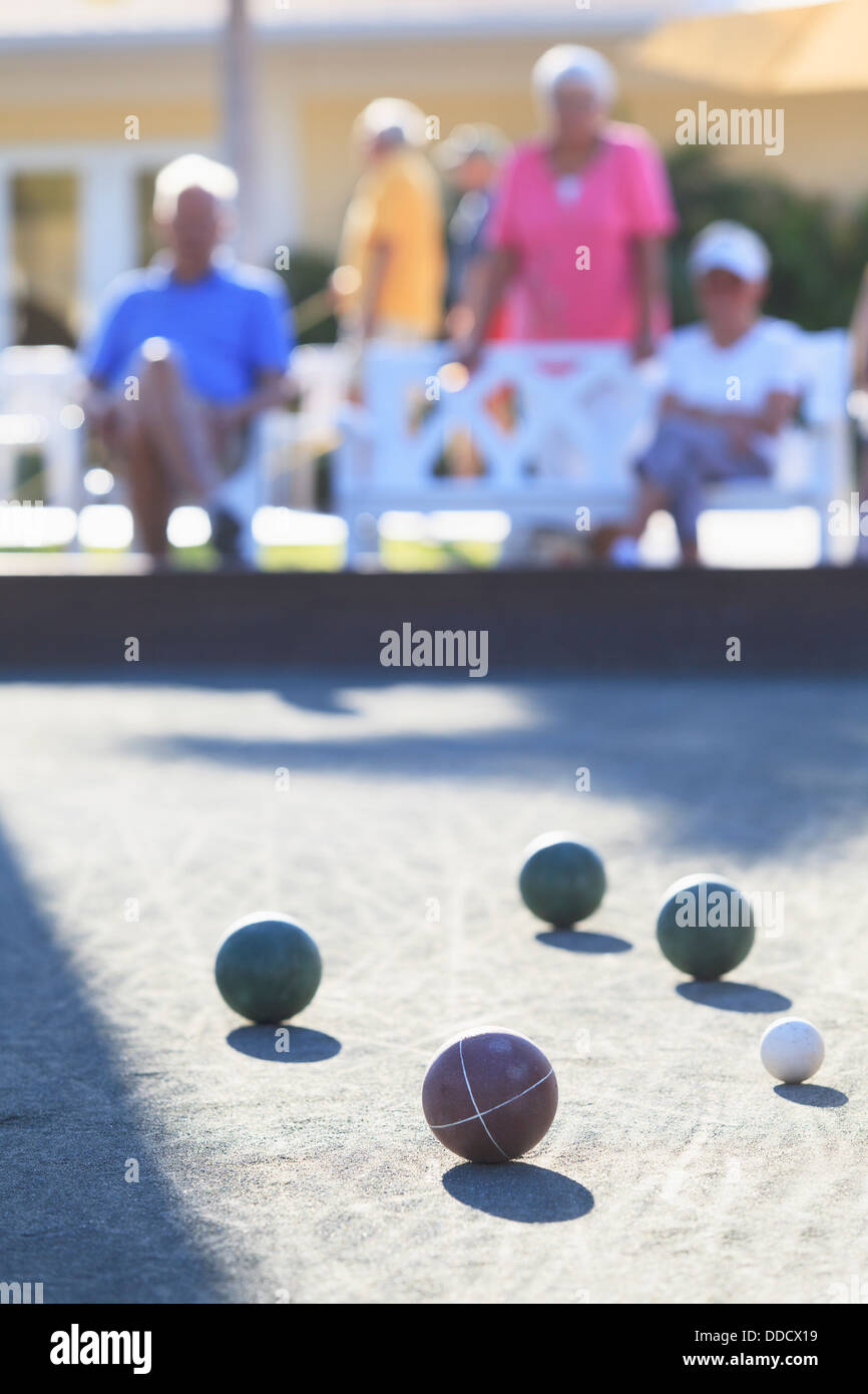 Boccia Spiel Stockfotos und -bilder Kaufen - Alamy