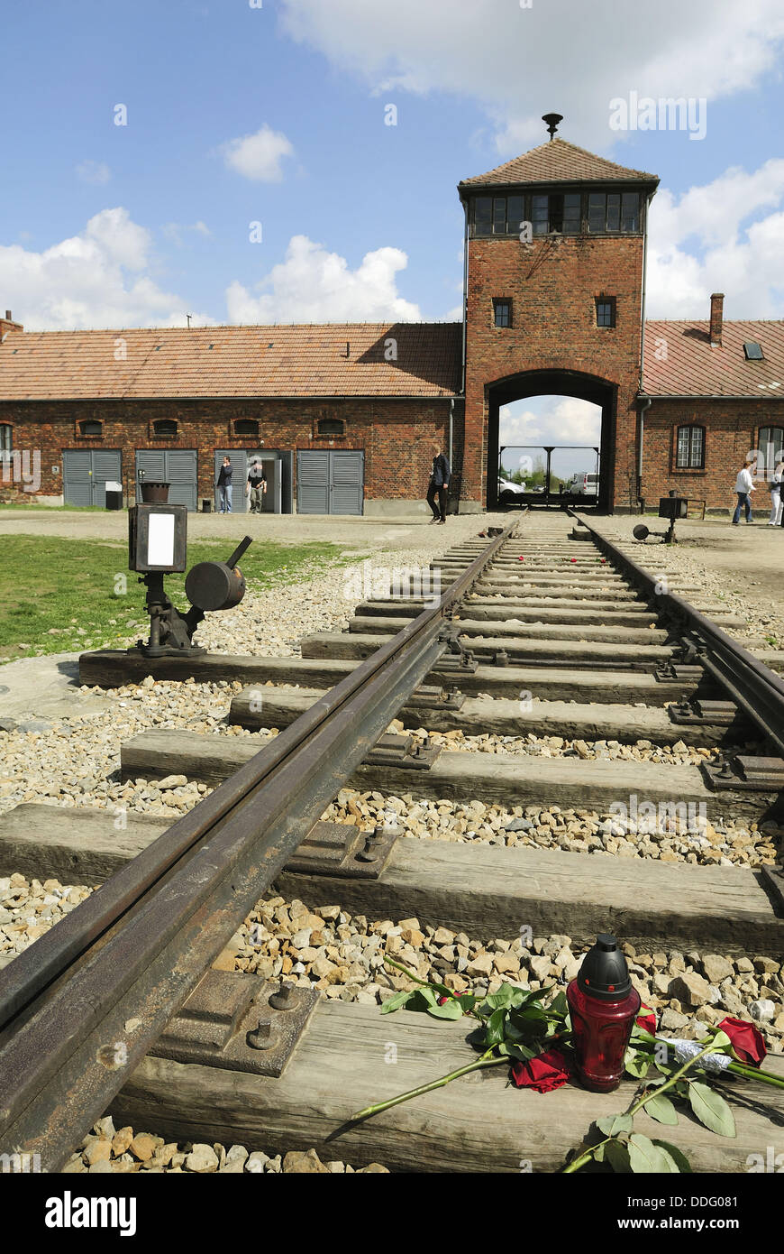 Die Rampe Von Auschwitz Stockfotos und -bilder Kaufen - Alamy