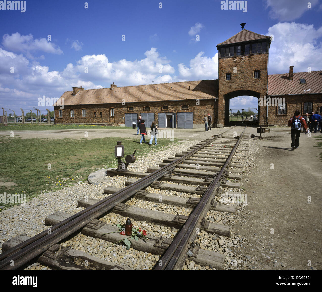Die Rampe Von Auschwitz Stockfotos und -bilder Kaufen - Alamy
