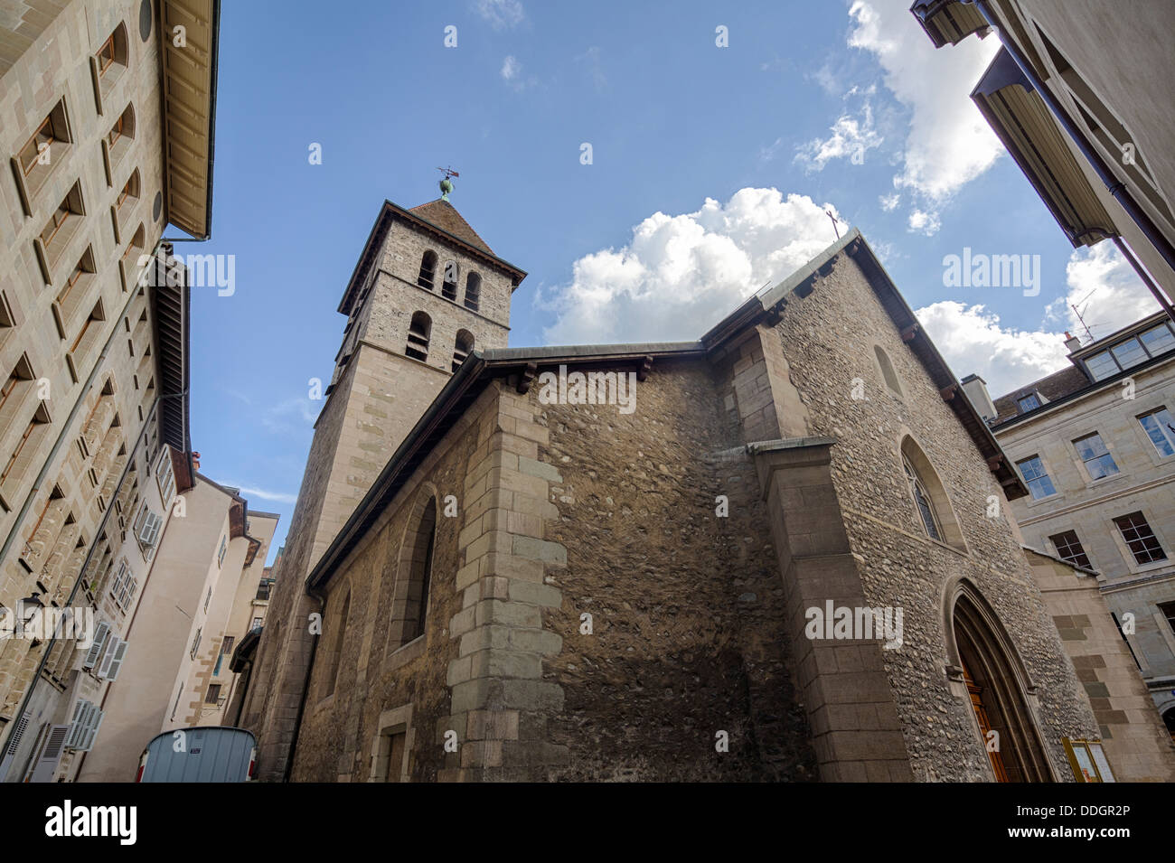 Eglise Saint Germain, Altstadt, Genf, Schweiz Stockfotografie - Alamy