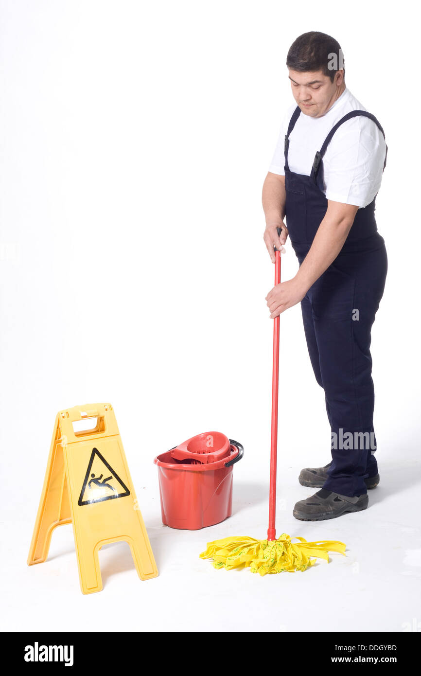 Den Boden Schrubben Stockfotos und -bilder Kaufen - Alamy